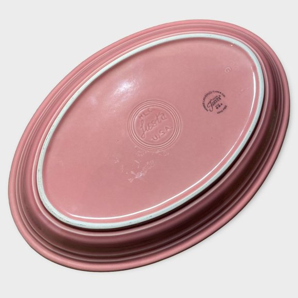 Fiestaware | Dining | Fiesta Ware Large Oval Pink Serving Platter ...